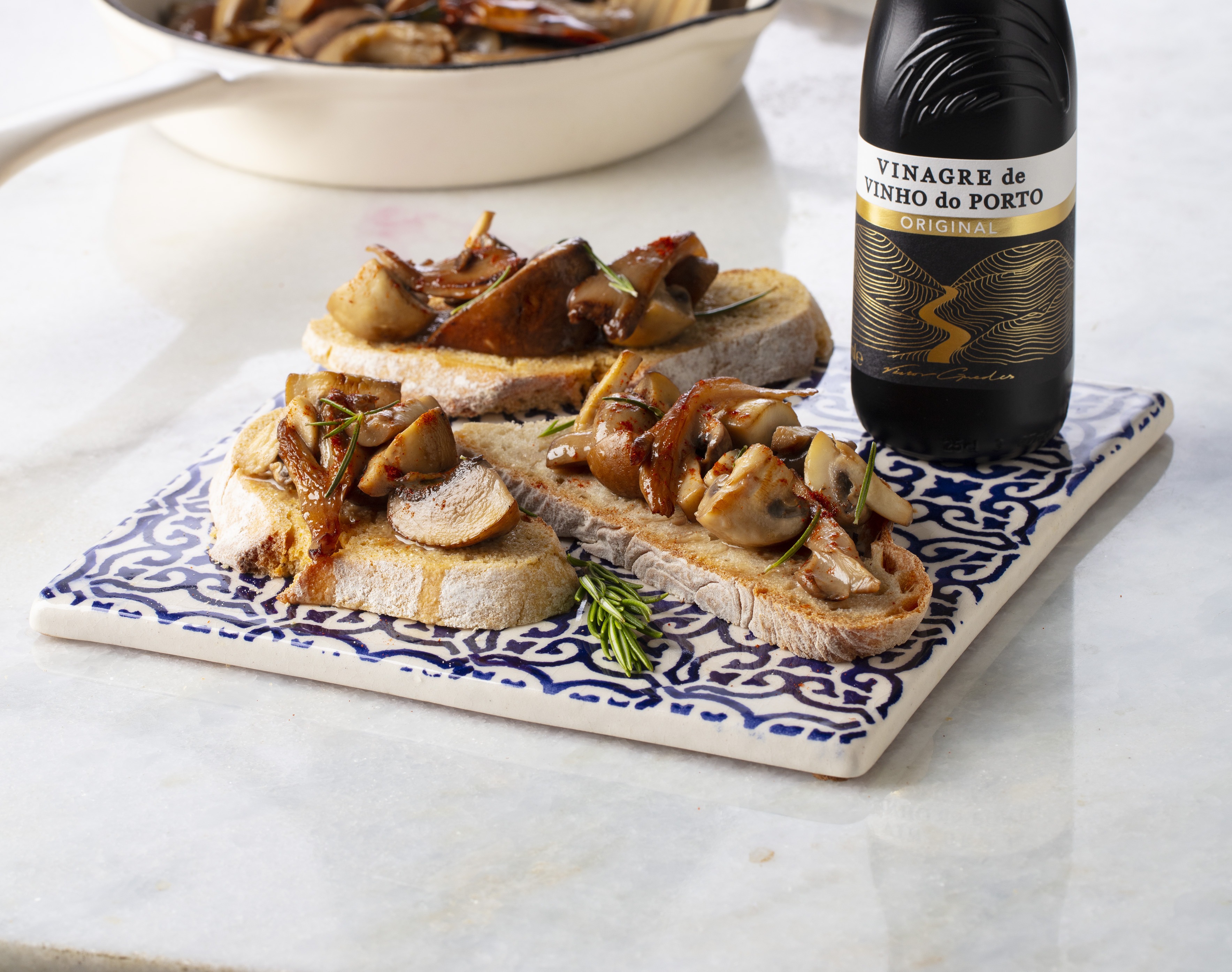 Champignons sautés au vinaigre de vin de Porto | Gallo
