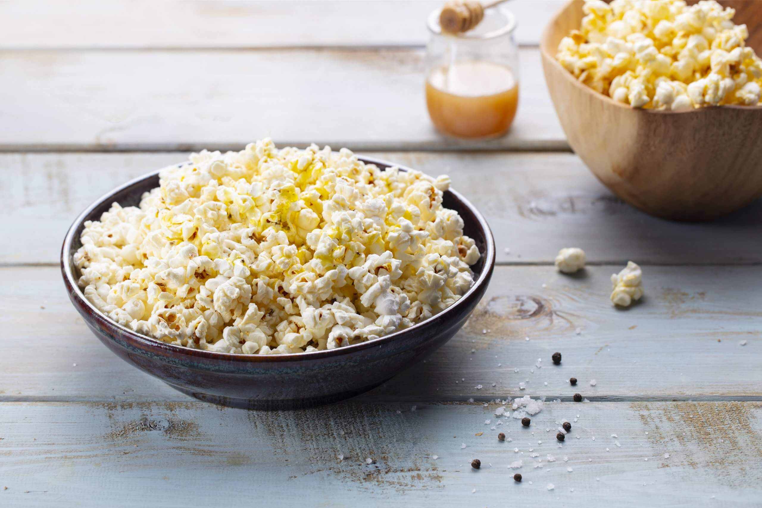 Homemade popcorn with honey and olive oil | Victor Guedes