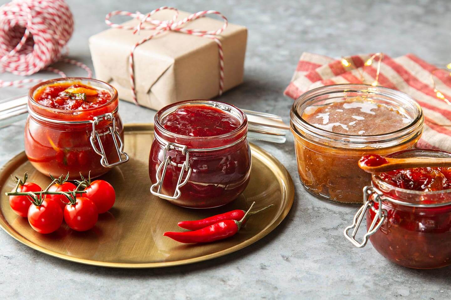 Conjunto de compotas / Chutney / Marmelada | Gallo