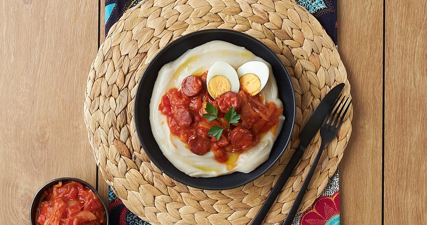 Funge com ovo e chouriço | Gallo