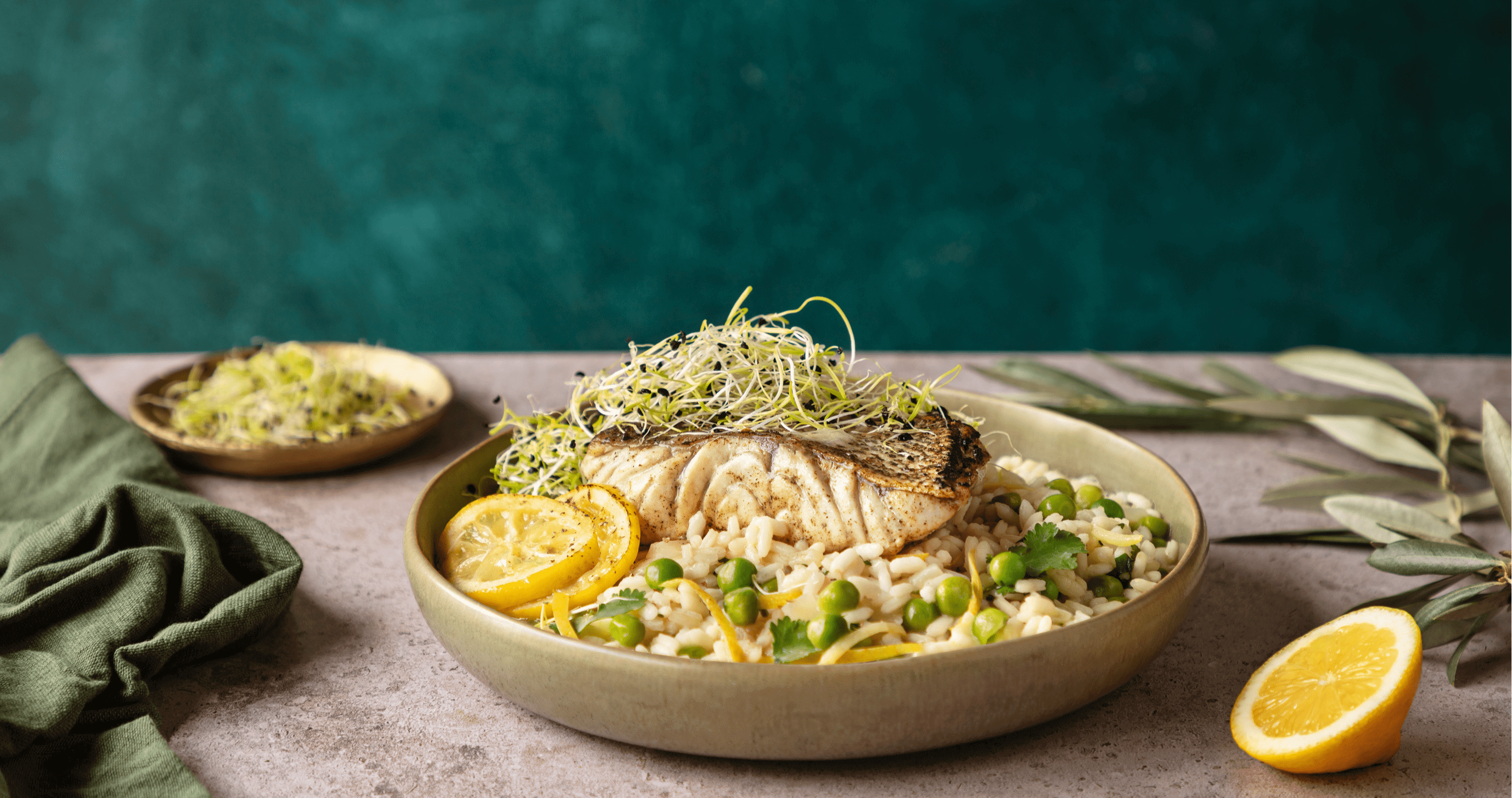 Filete de peixe com risotto | Gallo